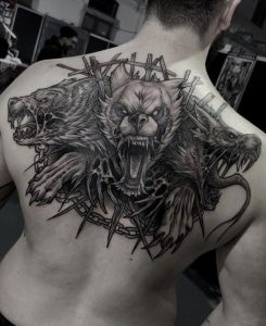Cerberus Tattoo Traditional: Unveiling Deep Mythology and Symbolism ...