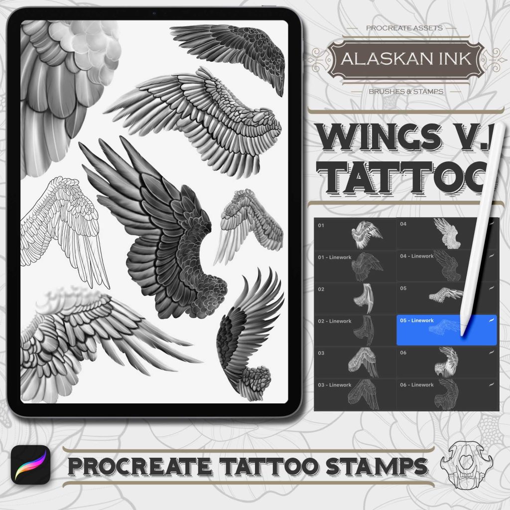 Get Creative with Tattoo Brushes: Procreate Free Download ...