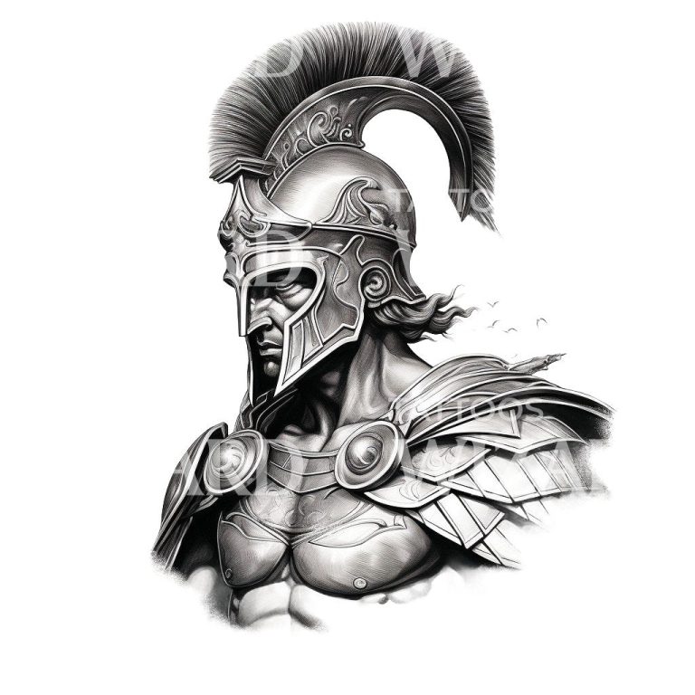 The Majestic World of Protector Warrior Angel Tattoo Designs ...